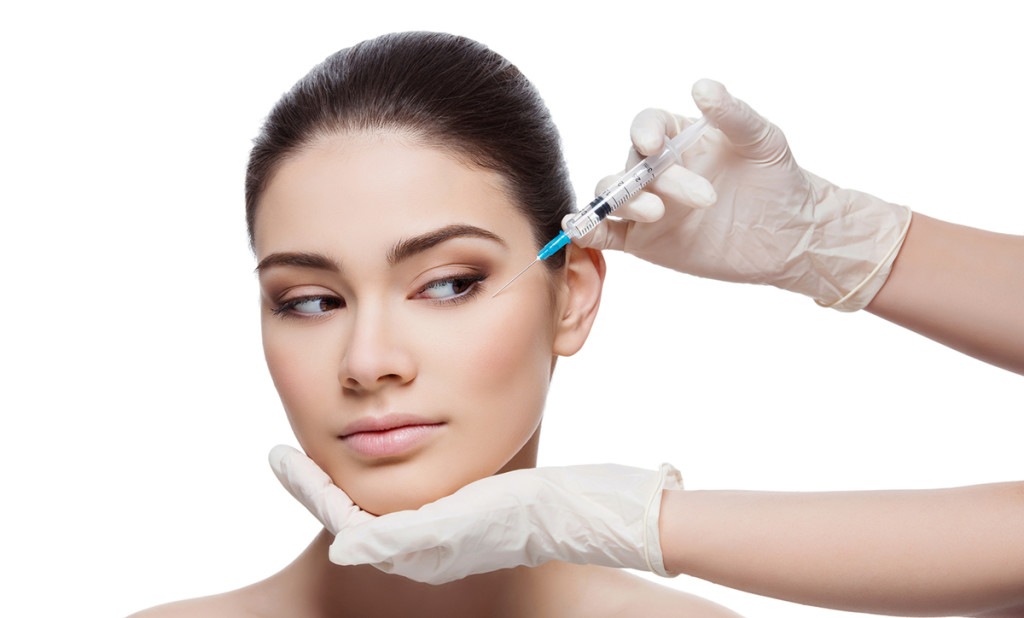 Woman gets collagen injection | Facial Beauty